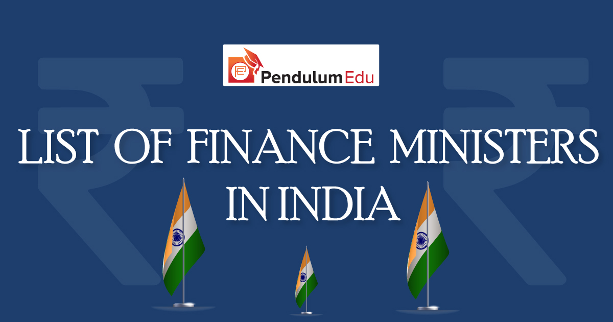 List of Finance Ministers of India