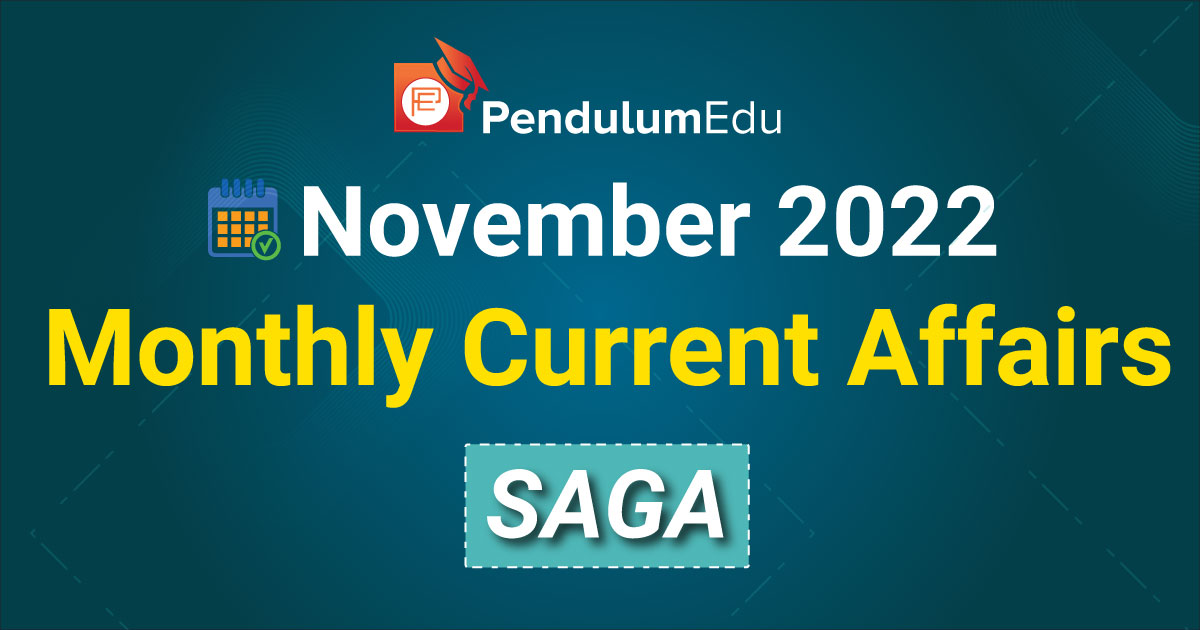 Monthly Current Affairs of November 2022 in English